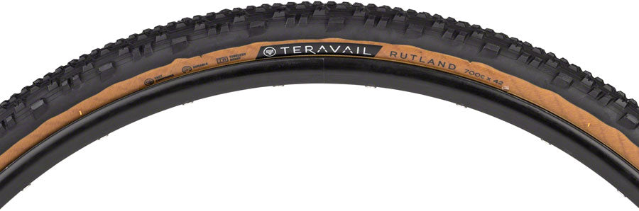 Teravail Rutland Tire 700 x 42 Tubeless Folding Tan Durable