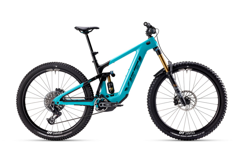 Yeti LTe Turq Series Complete E-Bike w/ T3 X0 T-Type Build, Turquoise ...